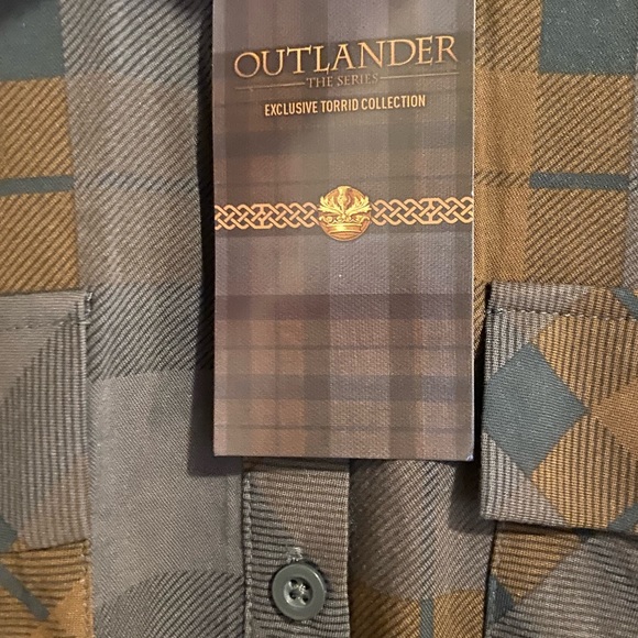 torrid | Dresses | Torrid Outlander Dress 4x 26 Tartan Plaid Shirt ...